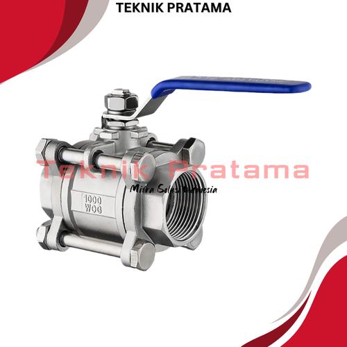 Jual Stop kran Ball valve Sankyo Stainless 1 1/4" ss 316 3pc Body - Jakarta Barat - Teknik ...