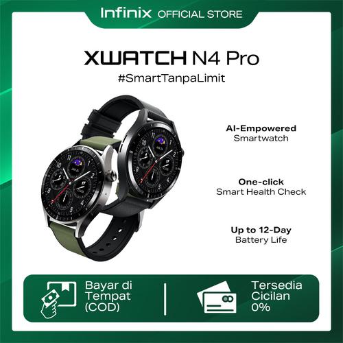 Promo Infinix XWATCH N4 Pro - XW4E - 1.43 Inch Amoled HD Color SCreen - 300 mAh - AI Empowerd ...
