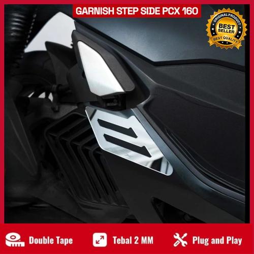 Jual 1set Cover garnish Step side PCX 160 garnish pelindung sisi ...