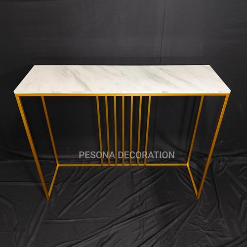 Jual Meja Console Minimalis Aesthetic - Furniture Besi Marmer meja tv ...