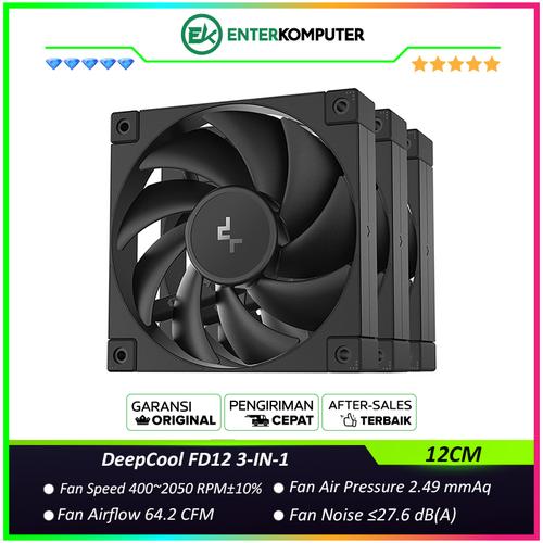 Jual DeepCool FD12 3-IN-1 12CM PWM Performance Fan - Jakarta Pusat ...