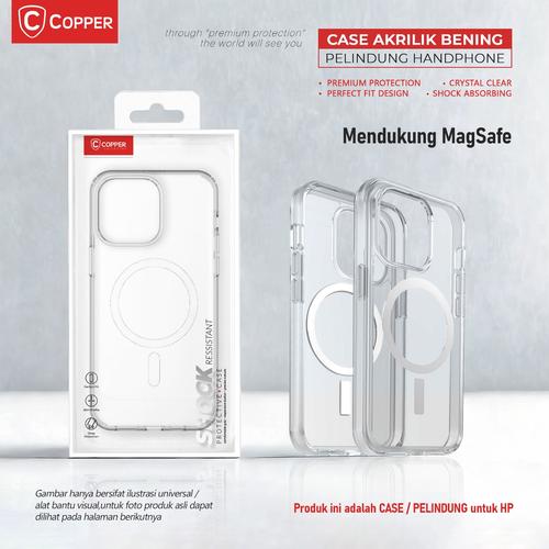 Promo iPhone 13 Pro Max Mini - Copper Acrylic Bening/Clear -Support ...