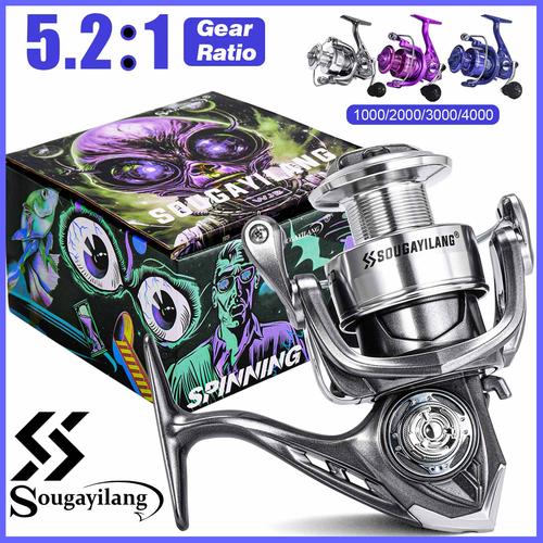 Promo Sougayilang [COD] Fishing Reel, 1000-4000 Series Spinning Fishing ...