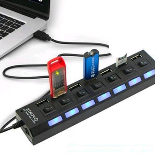 Jual USB hub 4 port atau 7 port Colokan USB isi 4 dan 7 untuk charging ...
