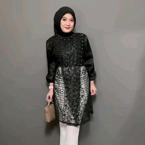 Promo Zize Outer Brokat Silang Etnik Sapto Full Payet Outer Kondangan ...