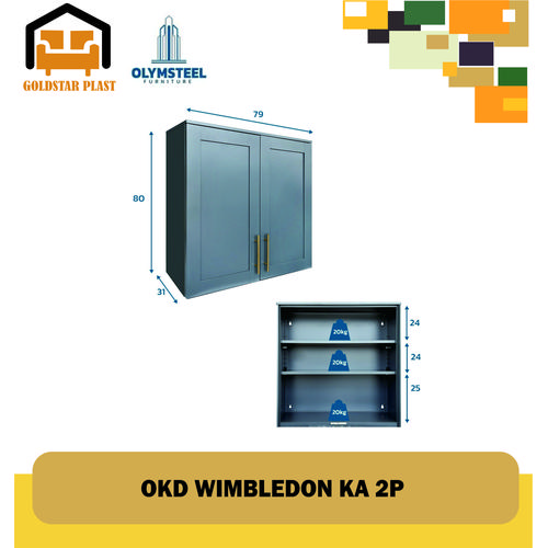 Promo Kitchen Set Besi / Kitchen Kabinet Besi/ Lemari Dapur Modern Atas / Bawah Besi OKD Series ...