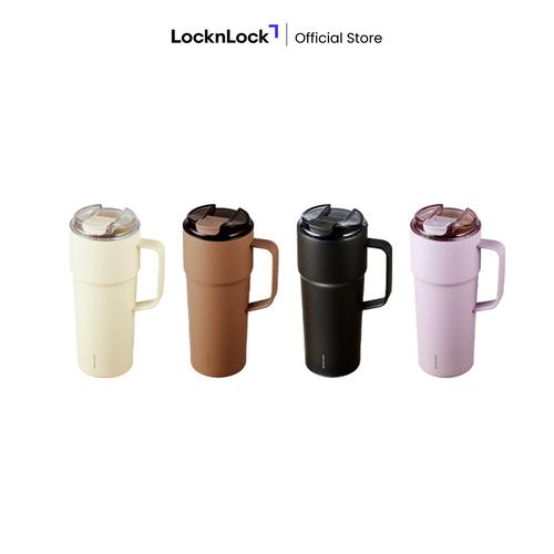 Promo LocknLock Metro Cafe Ceramic Coating Tumbler With Handle 750ml ...