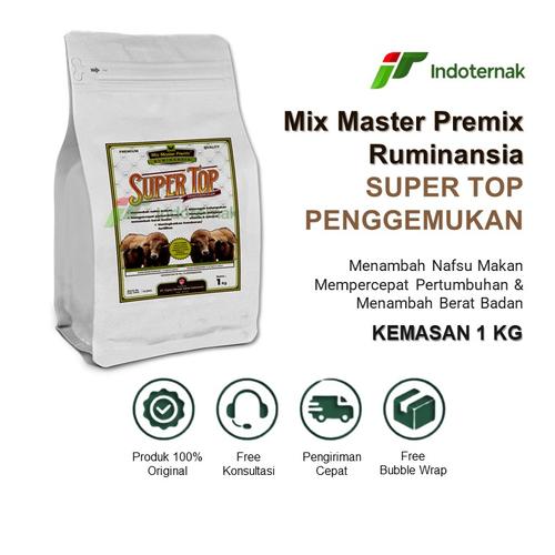 Jual MIX MASTER PREMIX SUPER TOP PENGGEMUKAN - Suplemen Vitamin Pakan ...