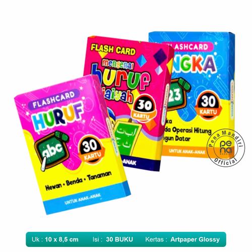 Jual Flash Card Edukasi Anak : Flash Card Angka / Flash Card Huruf ABC ...