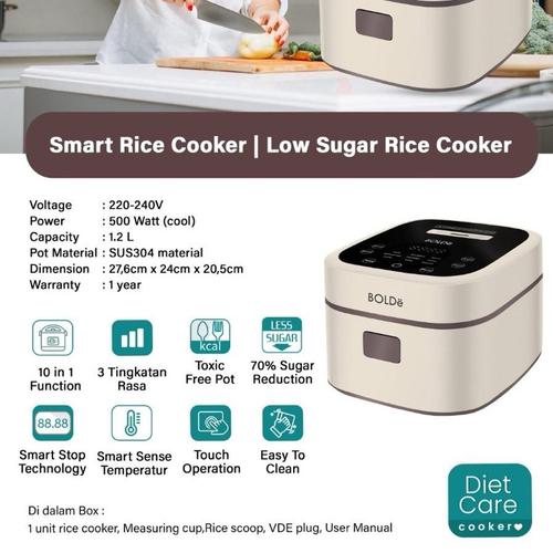 Jual BOLDe digital Rice Cooker Less sugar Celica 1.2L - Jakarta Barat ...