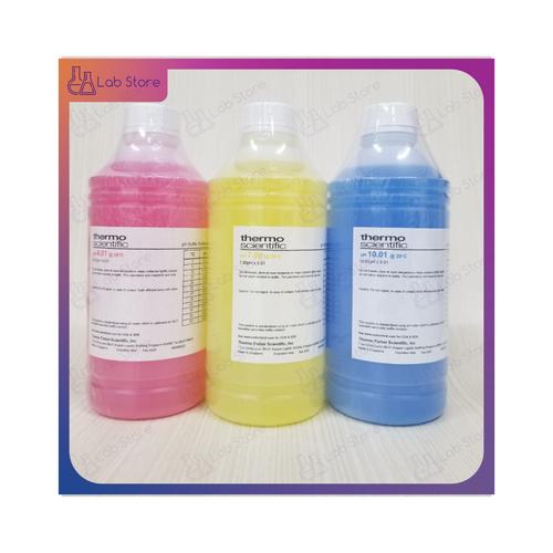 Jual Paket pH Buffer Solution pH 4, 7, 10 Ukuran 1 Liter pH Standard Solution Eutech Thermo ...