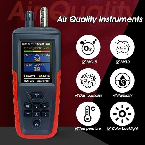 Jual Dust Particle Counter 6 Channel PM2.5 TC-8200 TC8200 Air Quality ...