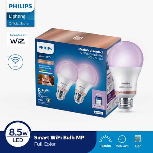 Promo PROMO Philips Lampu Bohlam Smart Wifi LED Multipack 8.5W ...