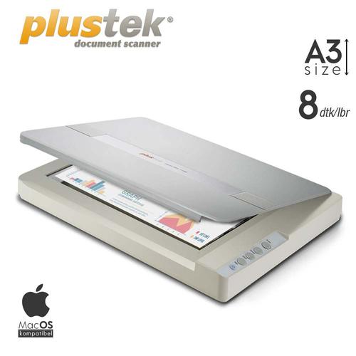 Promo SCANNER PLUSTEK OPTICSLIM 1180 (A3 - 8 detik) (FLATBED - A3 ...