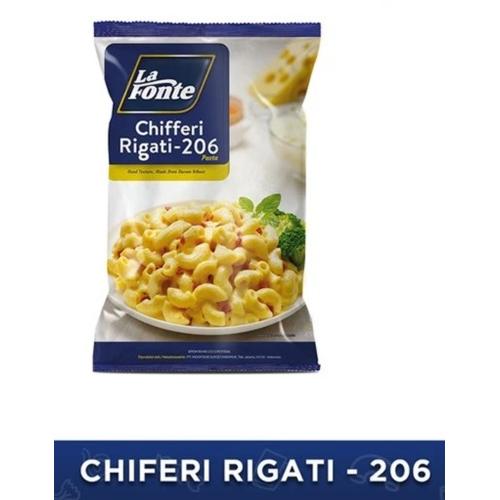 Jual La fonte Chifferi Rigati 206 450 gram HALAL PASTA Makaroni ...