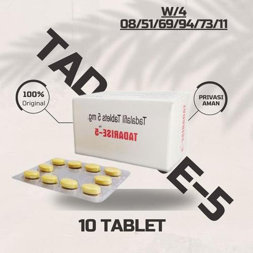 Jual Suplemen Tadarisetadalafile5mg Original 5mg -10 tablet Original ...