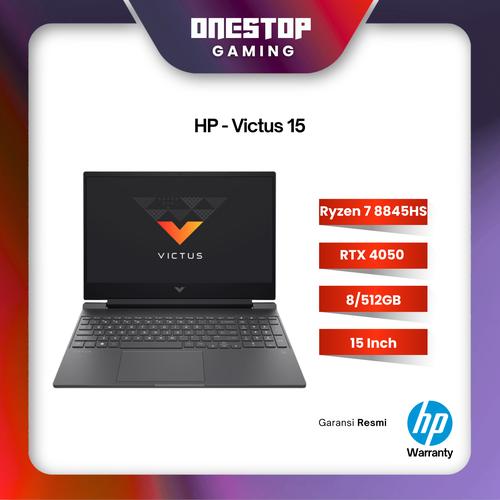 Promo HP Victus Laptop 15 AMD Ryzen 7-8845HS RTX 4050 RAM 8GB 512GB SSD ...