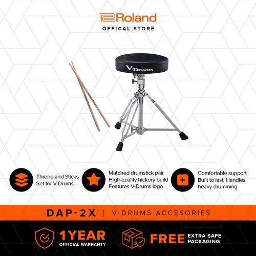 Promo Roland DAP-2X V-Drums Accessory Paket Kursi Drum dan Stick Drum ...