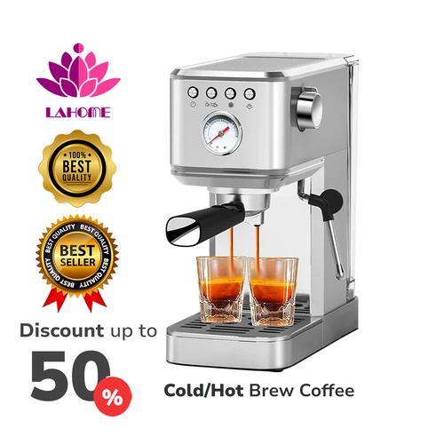 Promo Lahome HOT / COLD 5 in 1 Brew Coffee Machine Espresso Maker Smart ...