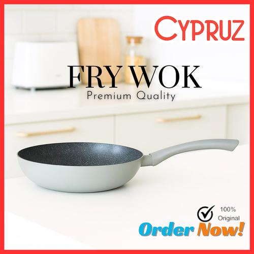 Promo Cypruz Fry Wok Feather Light Series Grey Original Wajan Anti ...