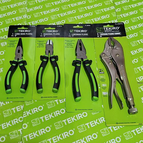 Promo Paket Tang Set 4 Pcs Tekiro / Tang Buaya Bengkok 10 Inch - Tang ...