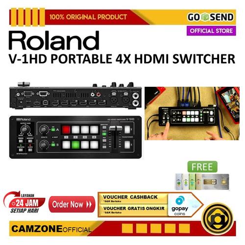 Promo Roland V-1HD Portable 4x HDMI Input Switcher Video Mixer Cicil 0% 3x - Jakarta Selatan ...