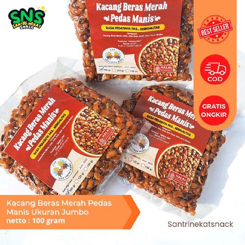 Jual Kacang Gajih Pedas Manis 100gram Jumbo Dua Lebah - Tolo Tungkak ...