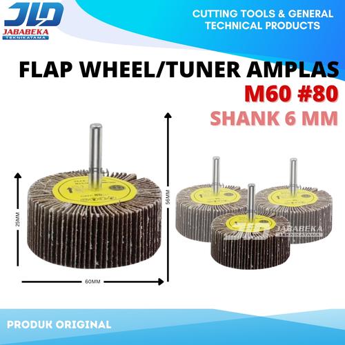 Jual Tuner amplas M60 Shank 6mm Grit #80 Amplas Tuner Buffing / Rotary ...