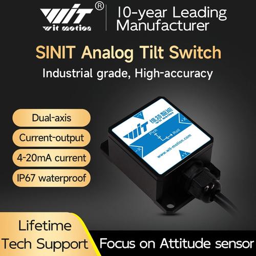 Promo WitMotion SINIT Dual-axis Current Analog Tilt Switch (4-20mA, -90 ...