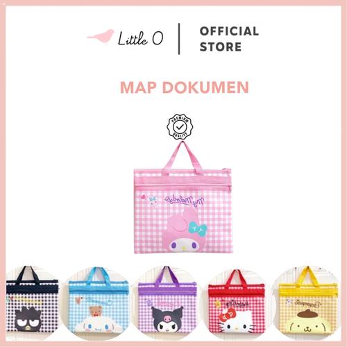 Jual SANRIO MAP KAIN TAS FOLDER ANAK Phoebe Tas Map Kain tas buku les ...