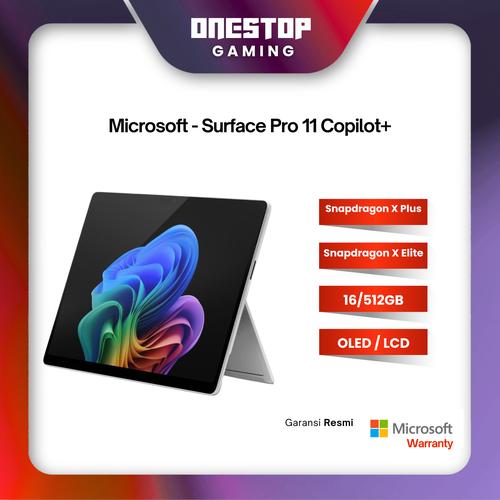 Promo Microsoft Surface Pro 11 Copilot+ Core 10 256GB 512GB Snapdragon ...