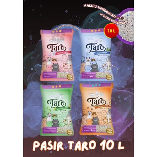Jual Pasir Gumpal Kucing TARO 10L Cat Litter Pasir Wangi Bentonite 10 Liter - MATCHA LATTE ...