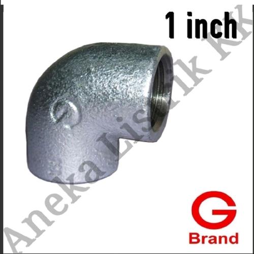 Jual G BRAND SAMBUNGAN BESI KENI 1" GALVANIS KNEE 1 INCH KNIE 1 IN INCH ...