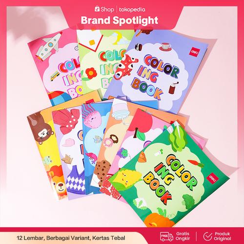 Promo Deli Children Coloring Book / Buku Mewarnai Anak Berbagai Tema ...