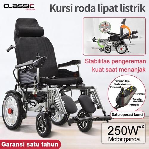 Promo Kursi Roda Elektrik Bisa Lipat Dan Rebahan Full Otomatis / kursi ...