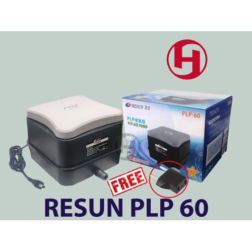 Jual ORIGINAL RESUN AERATOR PLP 60 AIR PUMP POMPA UDARA AQUARIUM KOLAM ...