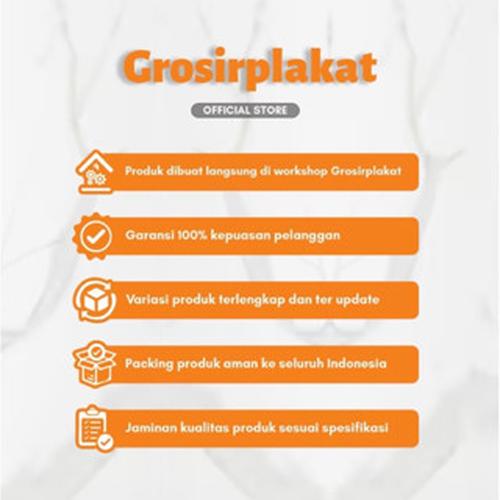 Jual Signage Staff Only Sign Board Acrylic Print UV Papan Tempel ...