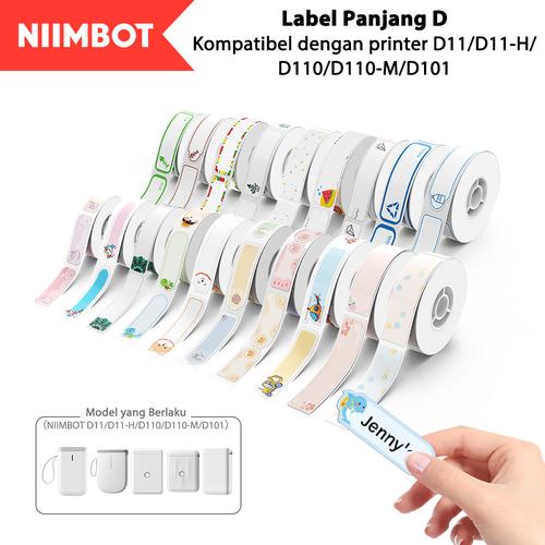 Jual NIIMBOT D11/ D110 / D101 Kertas Label Lucu Nama Kartun Hewan Lucu ...