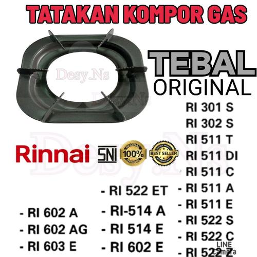 Promo Tatakan Kompor Rinnai / Tatakan Kompor Gas Kaki 6 TEBAL/ Tatakan Kompor Rinnai / Dudukan ...
