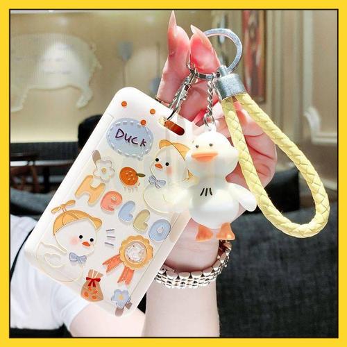 Promo ⭐ MKBK ⭐ Cute Cartoon Card Lanyard ID Card Lakban Name Tag ID ...