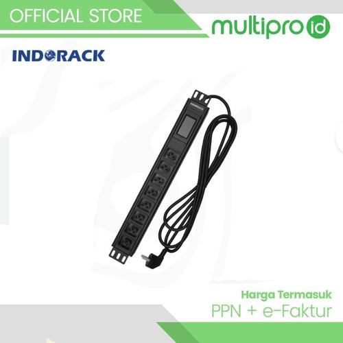 Promo INDORACK Stop Kontak 8 Lubang Power Distribution Unit 8 Outlet ...