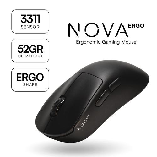 Promo NOVA Ergo Ergonomic Wireless Gaming Mouse by Press Play - BLACK ...