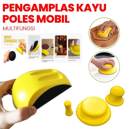 Promo Sanding Block Pad Manual 1/5Inch Tatakan Amplas Ergonomis ...