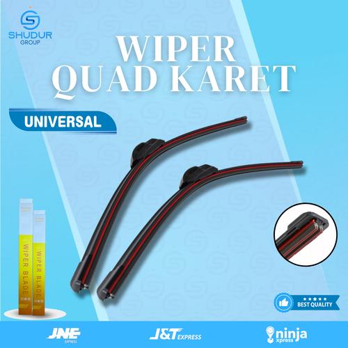 Promo Shudur Group Wiper Mobil Quad Blade 4 Lapis Karet Sepasang Kiri ...