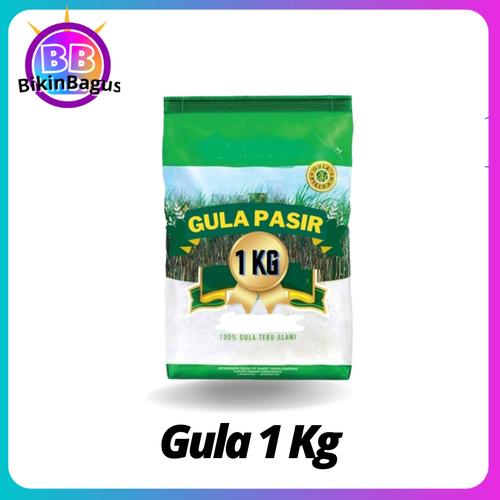 Jual Gula Pasir Manis Kita 1kg Sugar Gula Maniskita kemasan 1 kg cocok ...