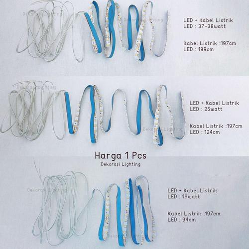 Jual Lampu dan trafo led strip warm white untuk lampu dinding lampu ...