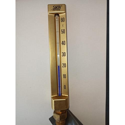 Jual Termometer Stick SIKA Brass Thermometer Stick 60 Celcius 63 mm ...