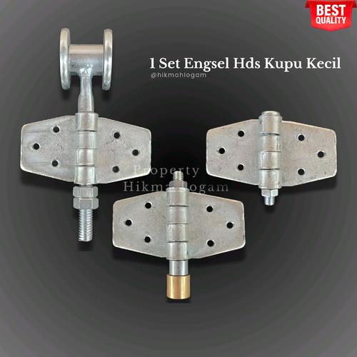 Promo ( 1 set ) Engsel Henderson Type Kupu Kecil | Engsel Pintu Sliding ...