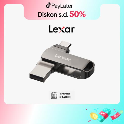 Promo Lexar JumpDrive Dual Drive D400 32GB / 64GB / 128GB / 256GB ...