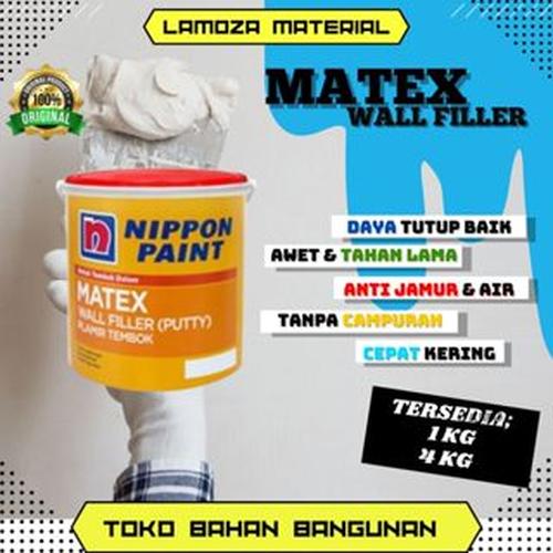 Jual MATEX PUTTY /WALL FILLER/DEMPUL TEMBOK NIPPON PAINT - 1 Kg - Kota ...